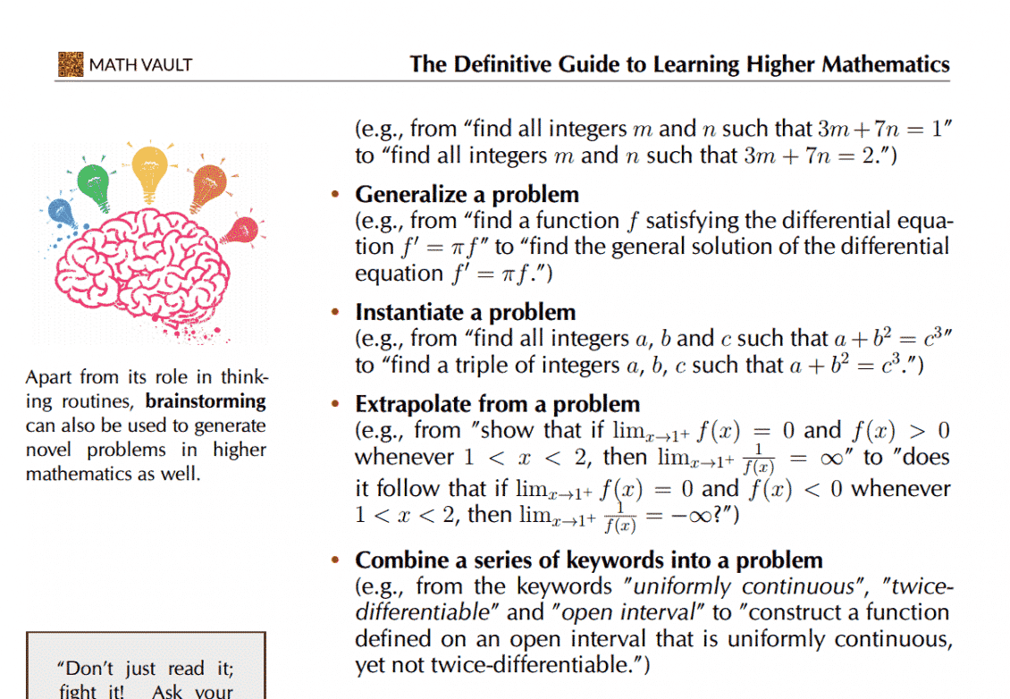 The Definitive Guide To Learning Higher Mathematics Math Vault The Definitive Guide To Learning Higher Mathematics Math Vault